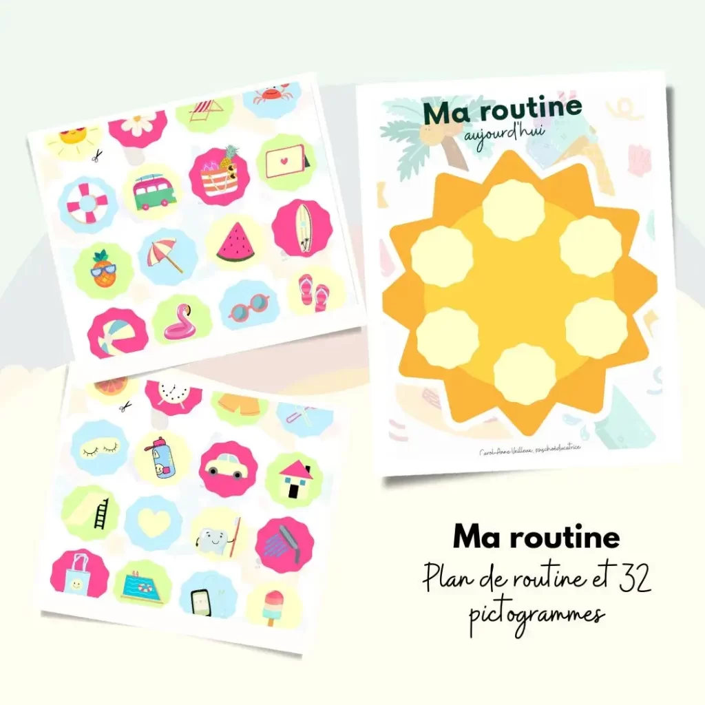 Ma routine d'aujourdhui - Été