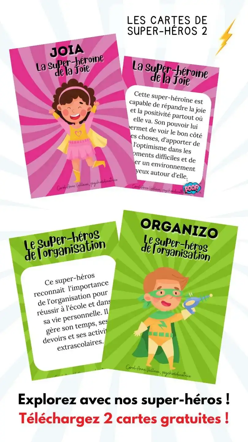 Les Super-Héros 2 - Jeux Éducatifs