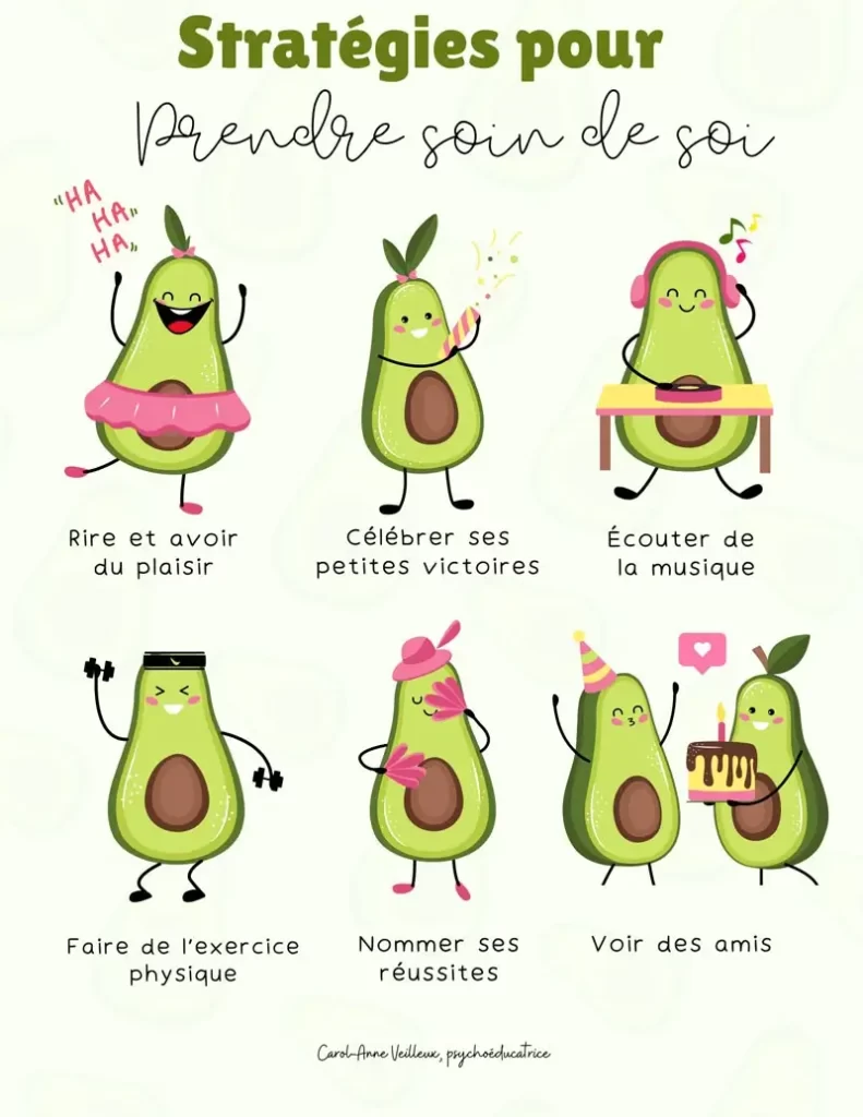 Stratégies pour prendre soin de soi